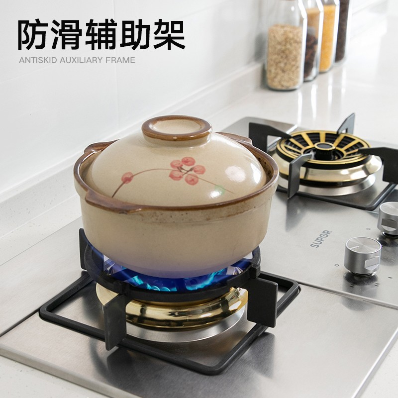 新品煤气灶支架灶台炒锅防滑架子B燃气灶架托炉灶支架锅底配件大