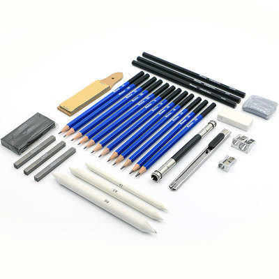 极速Bview Art Professional 32pcs AErtist Sketching Pencil Se
