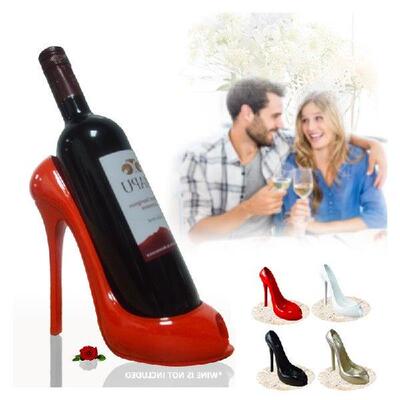极速New Resin High Heels Statue Wine Rack BoTttle Holder