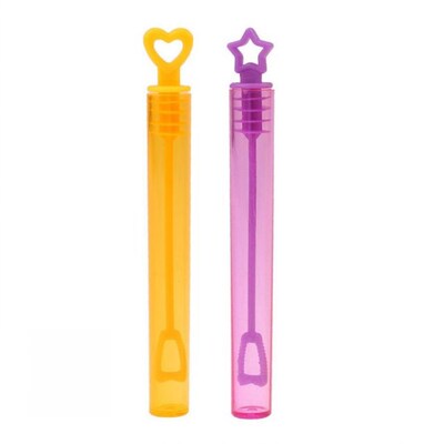 新品1Pcs Lovge Heart star Wand Tube Bubble Empty Soap Bottle