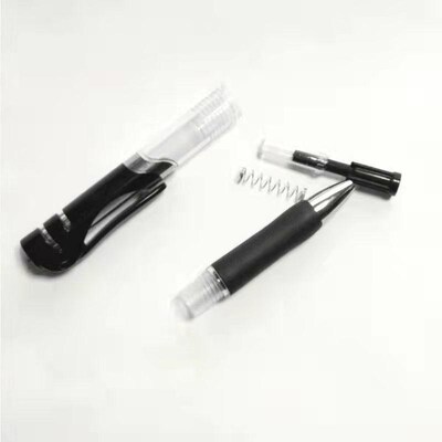 速发空笔壳按水中性笔笔壳笔管弹簧笔壳办公动笔空壳5通用按压笔