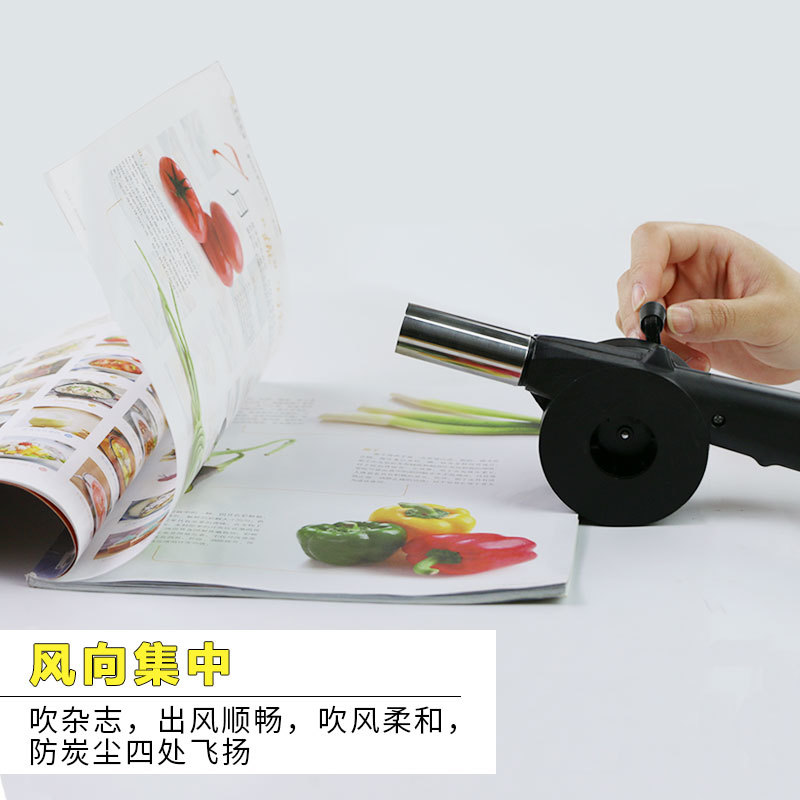 新品户外手摇鼓风机家用小型手动鼓风H机微型吹风机烧烤助燃工具