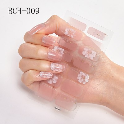 极速2020 New Arrivanl Nail Stickers Japanese Style Wraps Ful