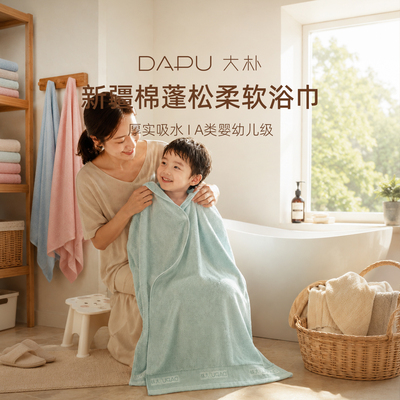 新疆棉A类婴幼儿加厚柔软毛巾