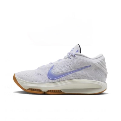 Nike GT Hustle 3 EP 舒适百搭 中帮 篮球鞋 男女同款 白蓝