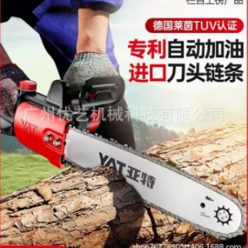 亚特YT4418/4405/4434手持家用锯柴林场伐木电动锯树修剪神器