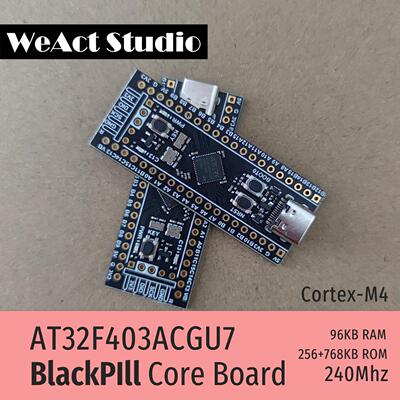 我们的At32F403Acgu7核心板开发板小系统板240Mhz