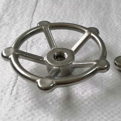 极速不锈钢手轮梅花款内螺纹转盘304材质80*M12M100*M16等外径6