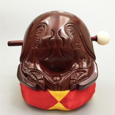 速发香器佛具佛龛法炉佛垫铜庆引庆居士念佛诵经7寸红木拜应木鱼