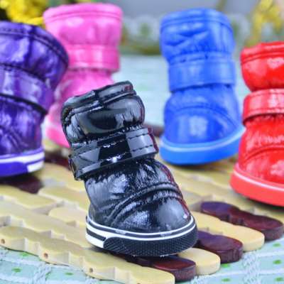极速4pcsset Wiknter Pet Dog Shoes for Dogs Winter Warm