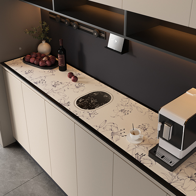 【Q弹防污硅】电视柜台面保护盖垫布餐边柜桌面玄关鞋柜防水桌布