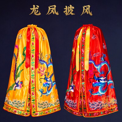 速发披像神像佛风斗篷音观菩萨龙凤佛袍奶奶黑妈妈道家仙家披肩