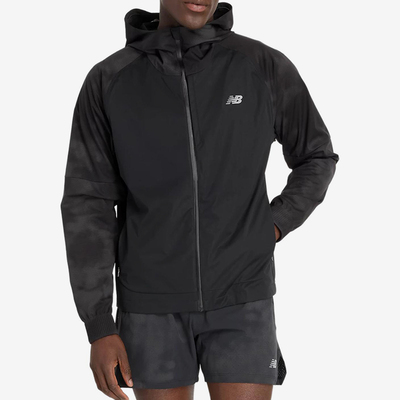New Balance/NB正品2025新款男子梭织连帽夹克外套MJ43514-ACK