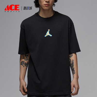Nike/耐克正品JORDAN男士针织休闲宽松透气经典短袖IF0620-010