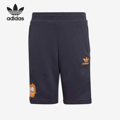 Adidas/阿迪达斯正品夏季新款小怪兽联名大童运动短裤HC9441