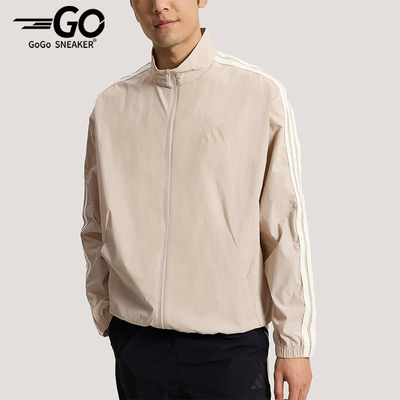 Adidas/阿迪达斯正品春季男士运动休闲经典梭织立领外套KR2521
