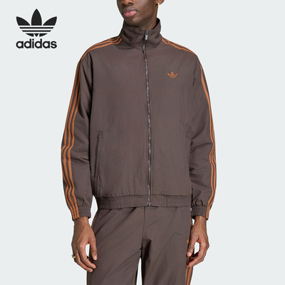 Adidas/阿迪达斯正品三叶草男士足球风立领运动外套KS7492