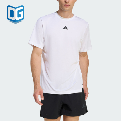 Adidas/阿迪达斯正品2026年男士简约休闲经典运动短袖T恤KE9934