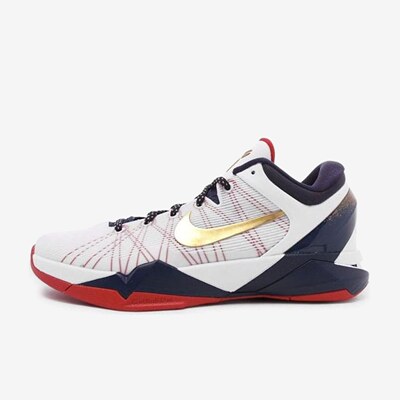 Nike耐克正品Zoom Kobe 7 Gold Medal男款低帮篮球鞋488371-104