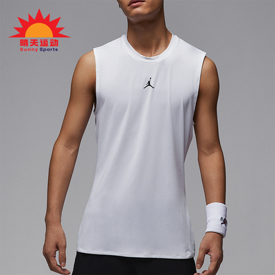 Nike/耐克正品JORDAN男士训练无袖紧身运动简约T恤背心HV4102-100