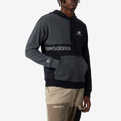 New Balance新百伦正品Askew男半拉链半开襟卫衣AMT21551-BK