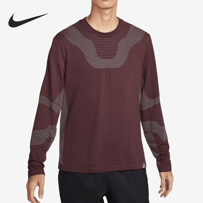 Nike/耐克正品当季新款男士针织复古运动长袖T恤FV8907-652