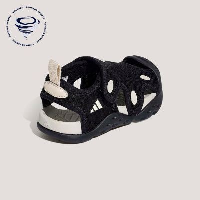 Adidas/阿迪达斯正品2026年小童日常经典休闲运动沙滩凉鞋KI6483