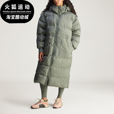 Adidas/阿迪达斯正品SMC新款女灰绿宽松保暖夹克外套KA7427