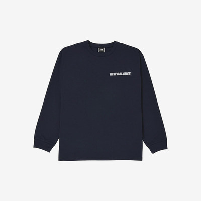 New Balance新百伦正品Met24Reflection男长袖T恤AMT45024-NV