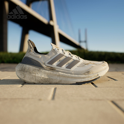 Adidas/阿迪达斯正品新款男女时尚厚底缓震运动跑步鞋IE5978