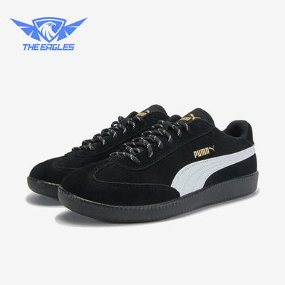 Puma/彪马正品9-TSUEDE新款男女黑白色休闲经典德训鞋406756-05
