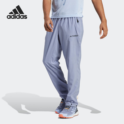 Adidas/阿迪达斯正品夏季新款休闲梭织男子运动长裤HS5895