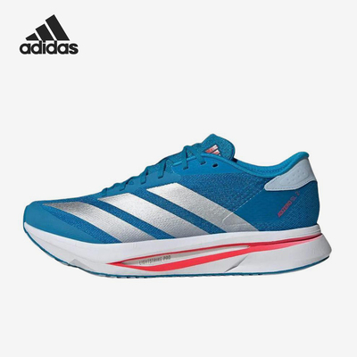 Adidas/阿迪达斯正品ADIZEROSL2新款蓝白色经典轻盈跑步鞋JQ3129