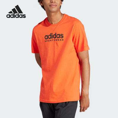 Adidas阿迪达斯正品男款All Szn Graphic运动休闲短袖T恤IJ9436