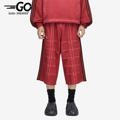 Adidas/阿迪达斯正品THUGCLUB男女条纹宽松经典休闲短裤KF6911