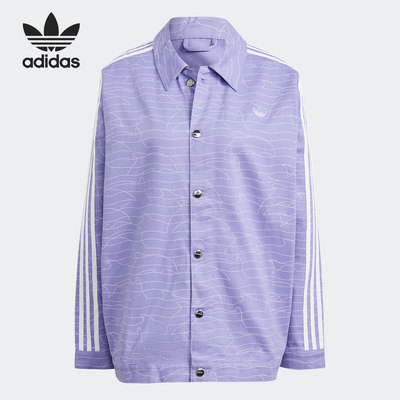 Adidas/阿迪达斯正品当季女子新款三叶草运动夹克外套 GN4470