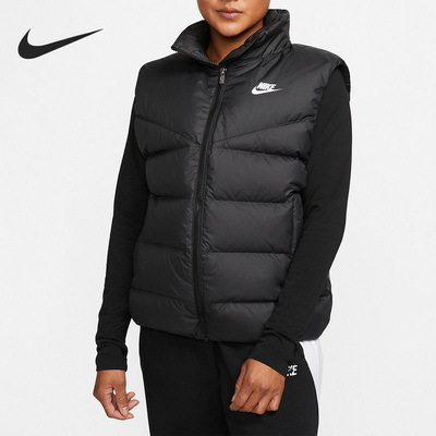 Nike/耐克正品冬季新款女子运动保暖立领羽绒马甲DQ6897-010
