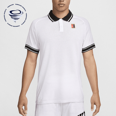 Nike/耐克正品Court Heritage男士翻领经典网球运动T恤FQ2102-100