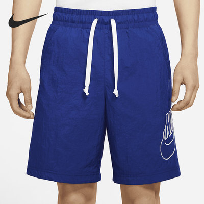 Nike/耐克正品男子梭织轻盈刺绣宽松运动五分裤 DB3811-455