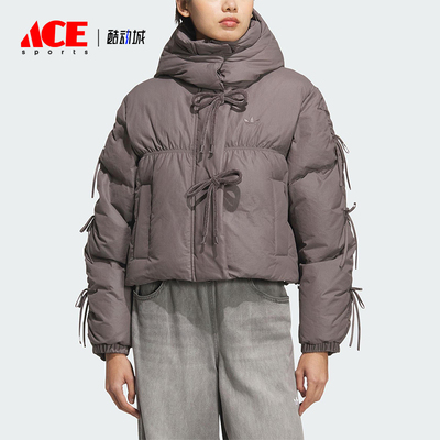Adidas/阿迪达斯正品BOW PLAY DOWN女士时尚保暖运动羽绒服KC2609