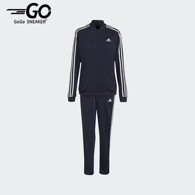 Adidas/阿迪达斯正品女士长袖夹克柔软长裤休闲套装H10155