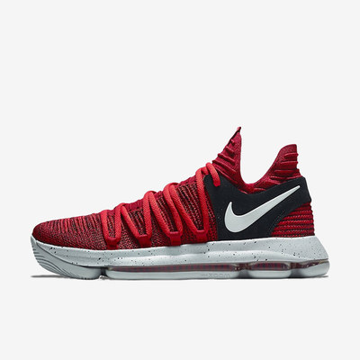 Nike耐克正品KD10男款圆头系带减震防滑低帮实战篮球鞋897816-600