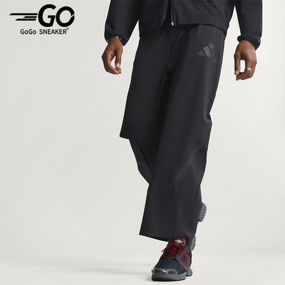 Adidas/阿迪达斯正品春季男士宽松时尚经典凉感梭织长裤KE6550