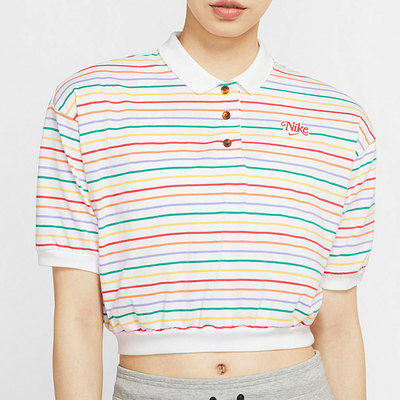 Nike/耐克正品当季新款SPORTSWEAR 女子运动POLO衫T恤 CJ2517