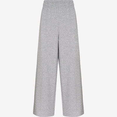 Adidas阿迪达斯正品W KNIT PNT女款休闲通勤高腰阔腿长裤LD8843