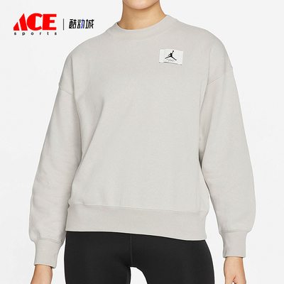 Nike/耐克正品JORDAN女士日常圆领套头运动休闲卫衣DM5190-012