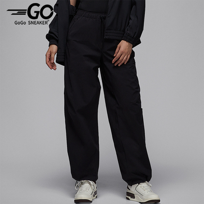 Nike/耐克正品JORDAN女士耐穿梭织宽松运动休闲长裤HQ8893-010