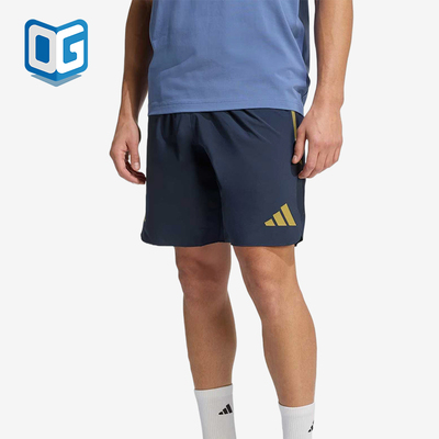 Adidas/阿迪达斯正品男足球裤休闲舒适轻便经典透气短裤JZ6454