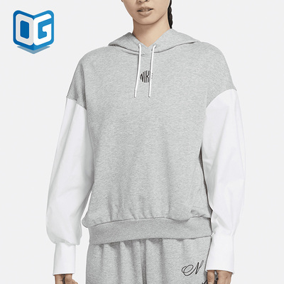 女子运动休闲连帽卫衣耐克正品