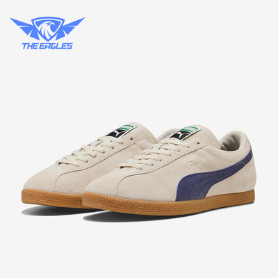 Puma/彪马正品Brasil新款男女浅褐蓝色街头经典休闲板鞋403246-07